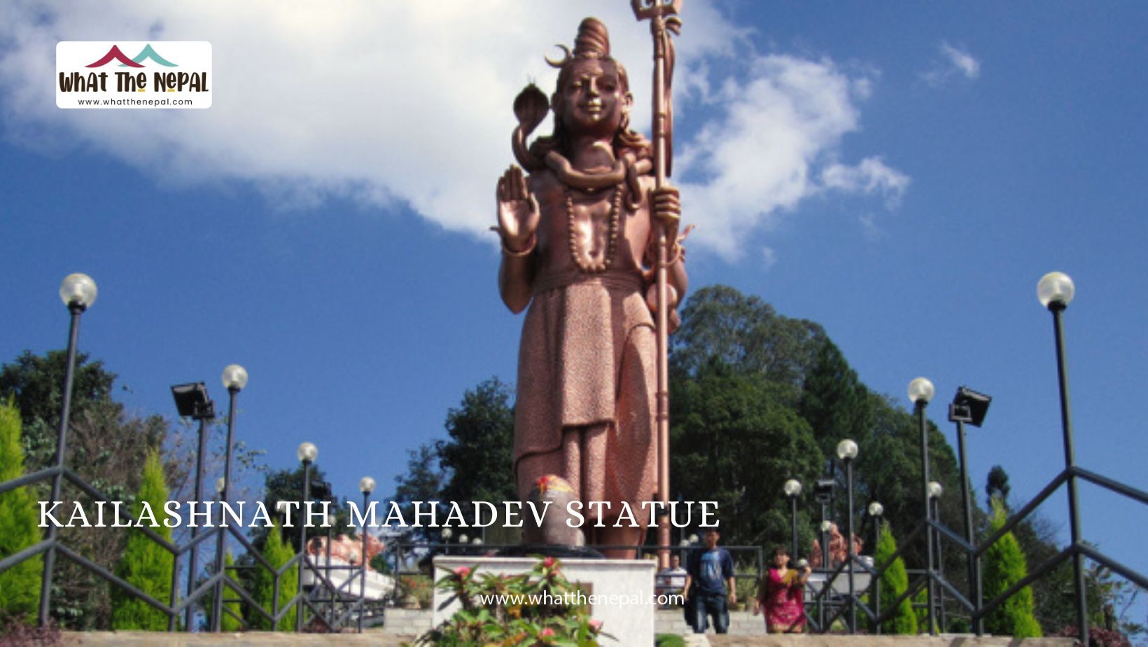 Kailashnath Mahadev Statue in Sanga - What The Nepal
