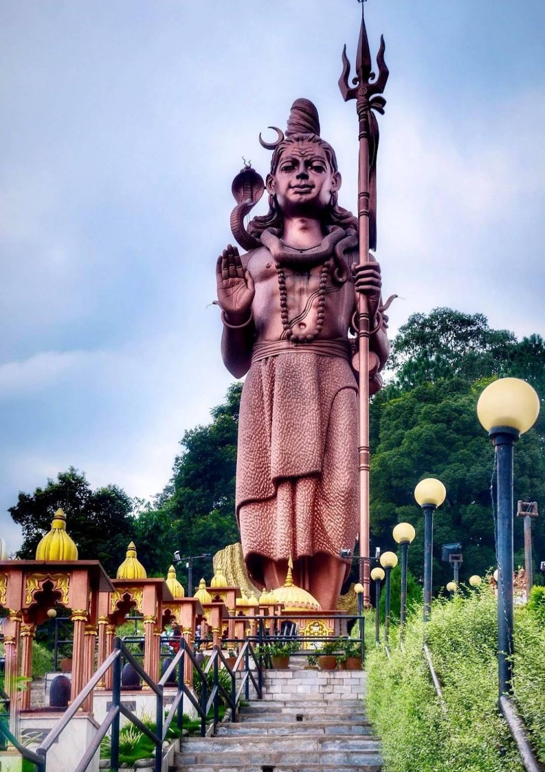Kailashnath Mahadev Statue in Sanga - What The Nepal