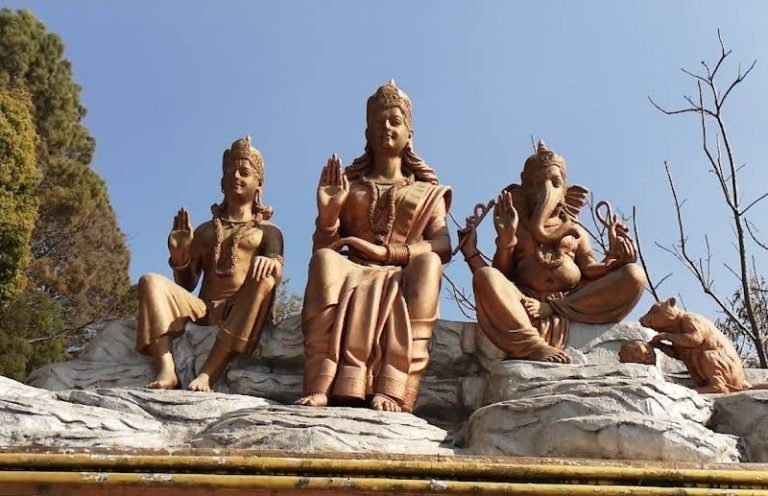 Kailashnath Mahadev Statue in Sanga - What The Nepal