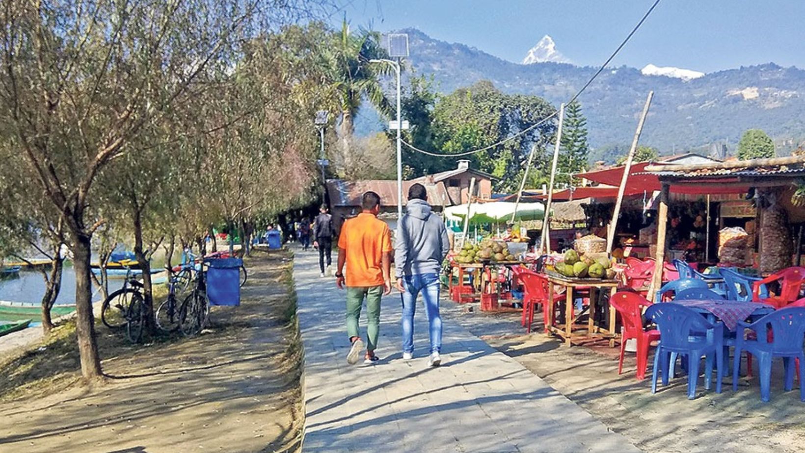 Foreign Visitors Alerted as Footpaths Cleared around Fewa Lake - What ...