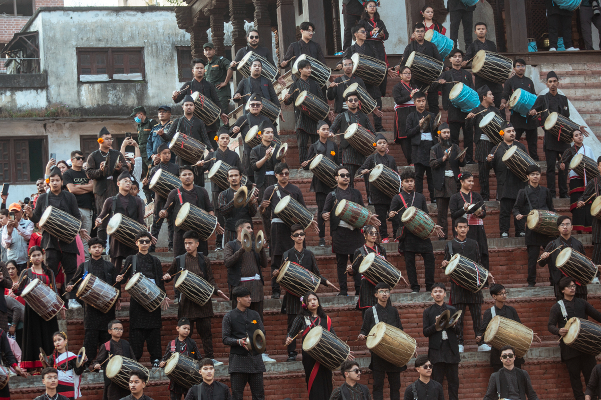 The Vibrant Tradition of Dhime Dance in Nepal - What The Nepal